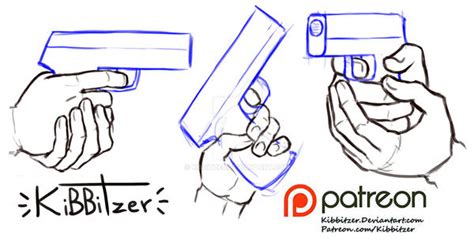 Holding Gun Reference Sheet By Kibbitzer On Deviantart