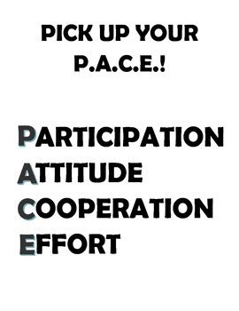 Phys Ed Pace Posters By La Vie Est Belle Tpt