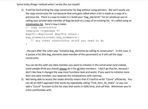 Solved Language C Ive Provided My Solution To The Bag Chegg Com