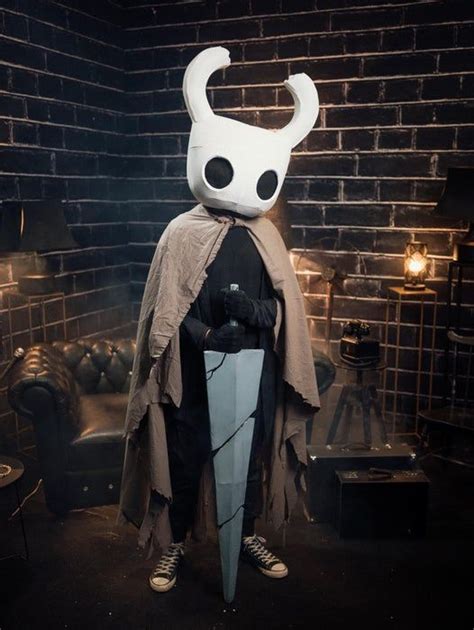 Hollow Knight Cosplay Helmet And Nail Template Knight Cosplay