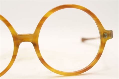 Large Round Vintage Eyeglasses New Old Stock 1970s Re Gem