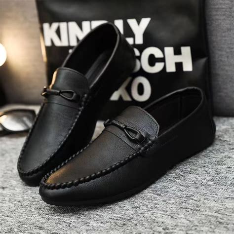 【in Stock】mens Pu Leather Office Wear Formal Shoes No Shoe Box