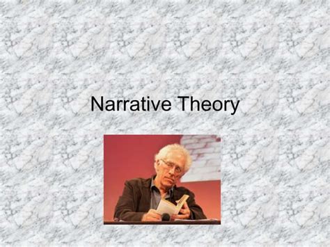 Narrative Theory Ppt