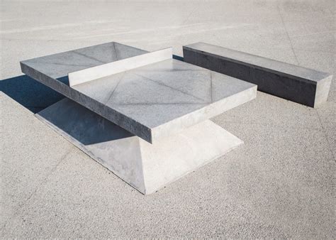 Murray Barker And Laith Mcgregor Create Concrete Ping Pong Tables