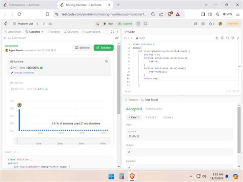 Rajesh Pandit On Linkedin Problem9 Leetcode Beginner