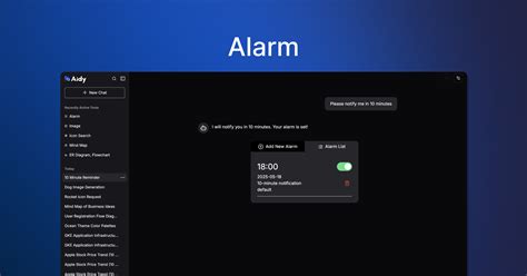 Alarm Setting Aidy Ai Writing Tool For All Types Of Content