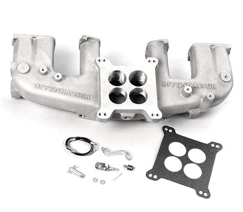 6257 DP Offenhauser Dual Port Single 4BBL Manifold 1981 1988 4 2L 258