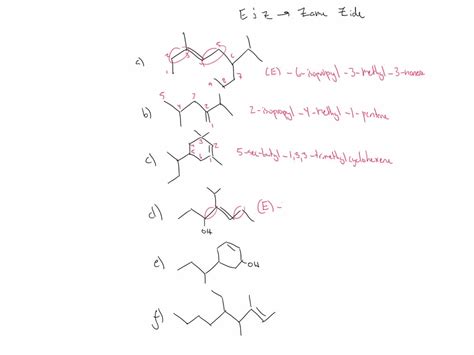 SOLVED:Give the IUPAC name for each compound. a. b. c. d. e. f.