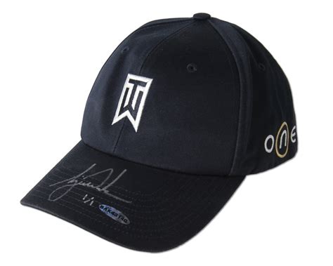 Tiger Woods Signed Tournament Worn Cap Uda