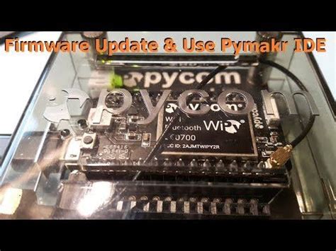 Pycom Wipy Part First Start Use Pymakr Ide Youtube