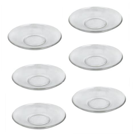 จานรองแก้วชา Ocean Glass แพ็ค 6 ใบ