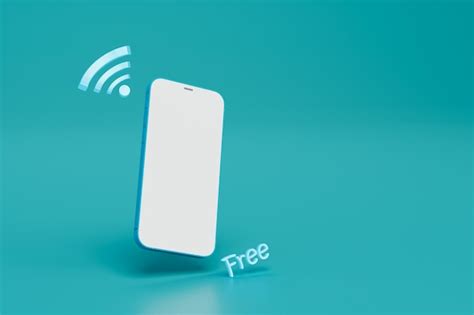 Premium Photo Free Access To The Wifi Connection Smartphone And Wifi