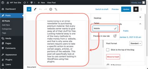 How To Live Preview Wordpress Site Before Publishing Webnots