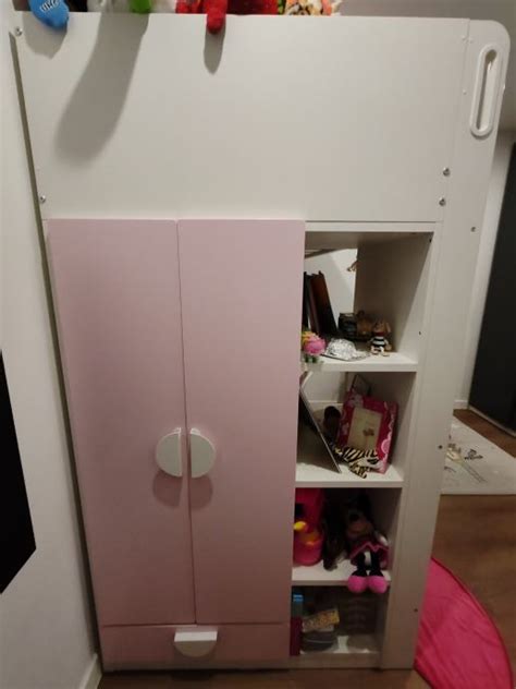 Ikea Krevet Na Kat Sa Ormarom I Stolom