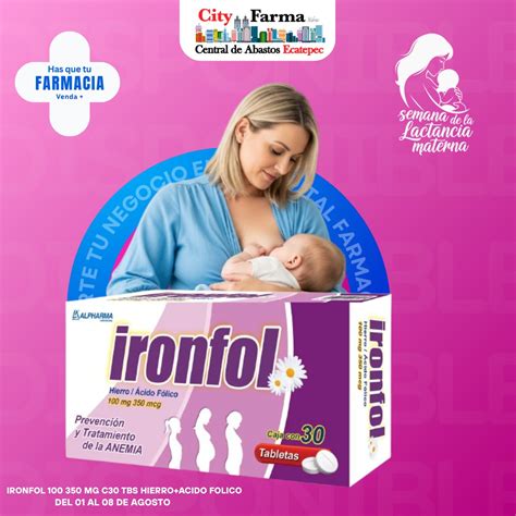 City ¡ironfol El Refuerzo Clave Para Mamás Y Tu Farmacia 🩸