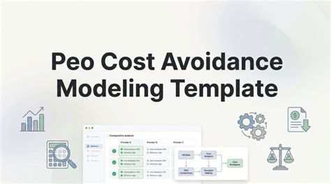 Build A Peo Cost Avoidance Modeling Template From Scratch