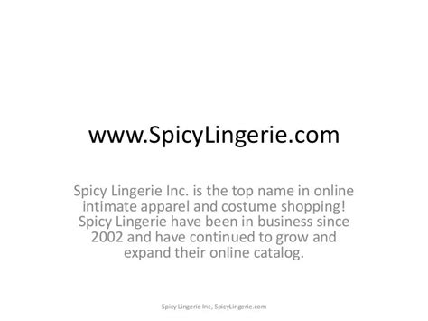 Spicy Lingerie