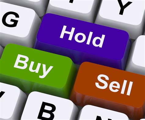 Free photo: Buy Hold And Sell Keys Represent Market Strategy - Analysis ...