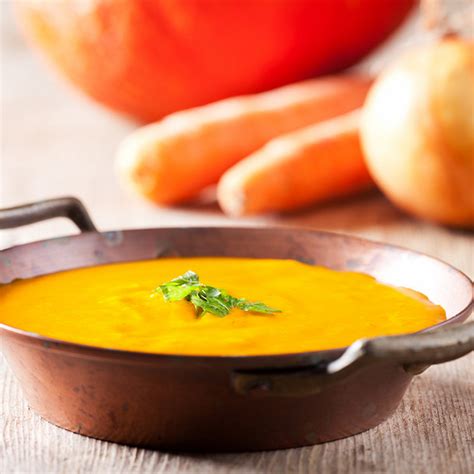 Recette Velouté de potimarron et carottes