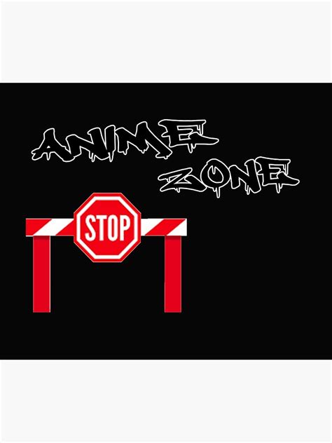 Anime Warning Signs Poster By Alfredoartes Redbubble