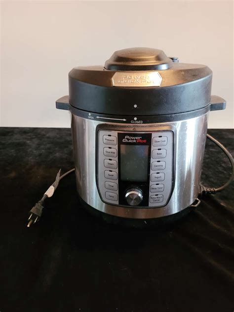 Lot 541 Power Quick Pot 6 Quart 8 In 1 One Touch Multicooker 37