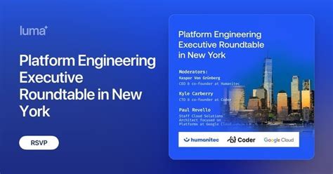 coder on linkedin platform engineering executive roundtable in new