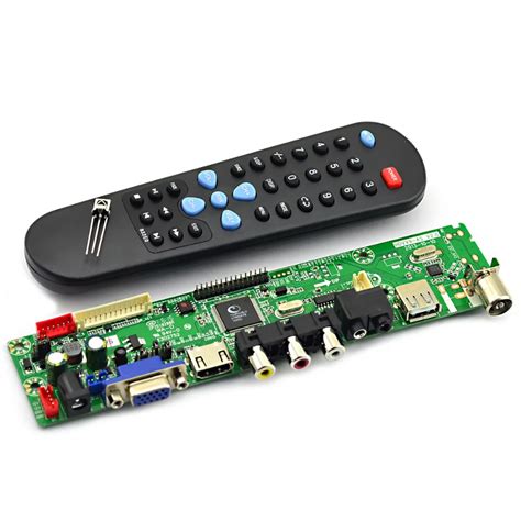 V Universal LCD Controller Board TV Motherboard Free Program Version In LCD Modules From