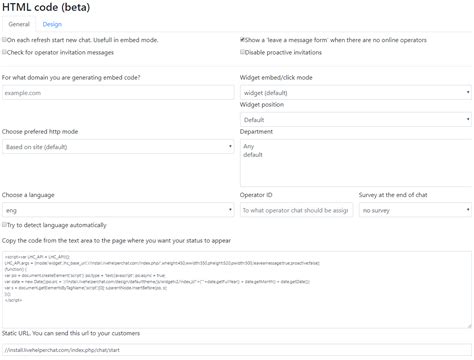 install guide live helper chat