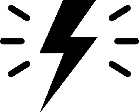 Premium Vector Minimal Flash Lightning Bolt Logo Electric Power Symbol Power Energy Sign 3