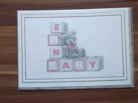 EIN BABY HERZLICHE GLÜCKWÜNSCHE zur Geburt Eurer Tochter EUR 1 00
