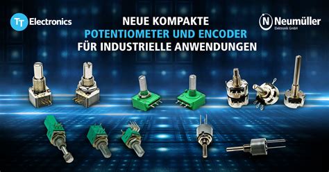 New Potentiometers And Encoders For Industrial Applications News