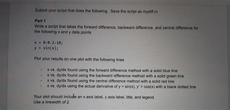 Solved Submit Your Script That Does The Following Save The