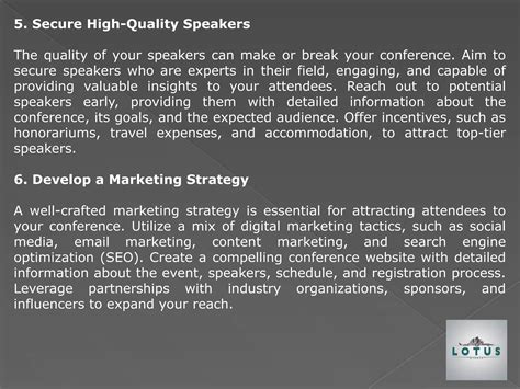 The Ultimate Guide For Successful Conference Organiserspptx