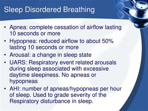 Ppt Sleep Disordered Breathing Powerpoint Presentation Free Download