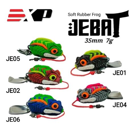 Exp Jebat Soft Rubber Frog 35mm7g Shopee Malaysia