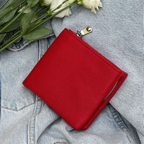 ᐉ Гаманець жіночий 2133 з екошкіри Червоний 1878925017 • Краща ціна в Києві Україні • Купити