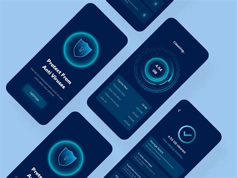 antivirus malware security🛡️ app ui design behance