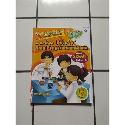 Jual Buku Pendamping Tematik Terpadu Ilmu Pengetahuan Alam IPA SD V Penerbit Grasindo