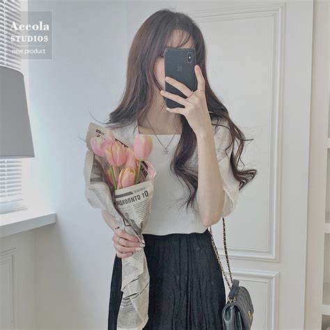TIANYE Hort Eeve Quare Neck Use Lazada PH