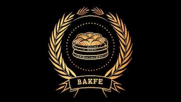 A Golden Bakery Logo On A Black Background Premium Ai Generated Image