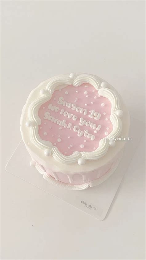 Korean Birthday Cake Ddycake Ts In 2024 Girly Birthday Cakes