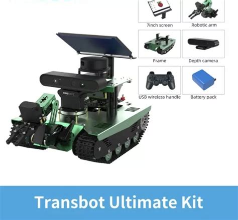 Agv Ros Tank Car Robot Arm Ultimate Kit V5 Lidar Programming Raspberry Pi 4b Ugv 320564