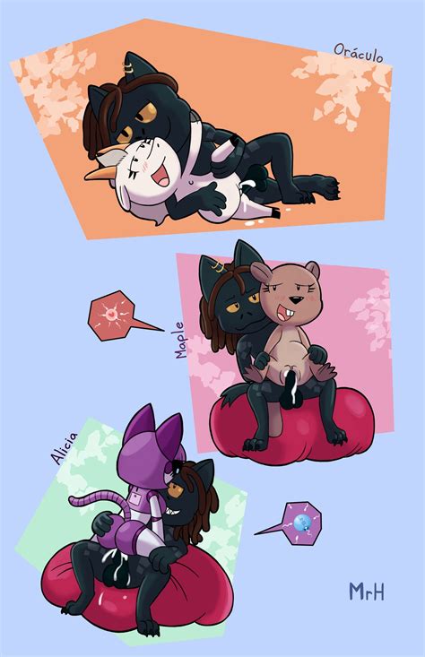 Rule 34 Alicia El Senor Erizo Anthro Beaver Blush Bodily Fluids Bovid Breasts Buckteeth