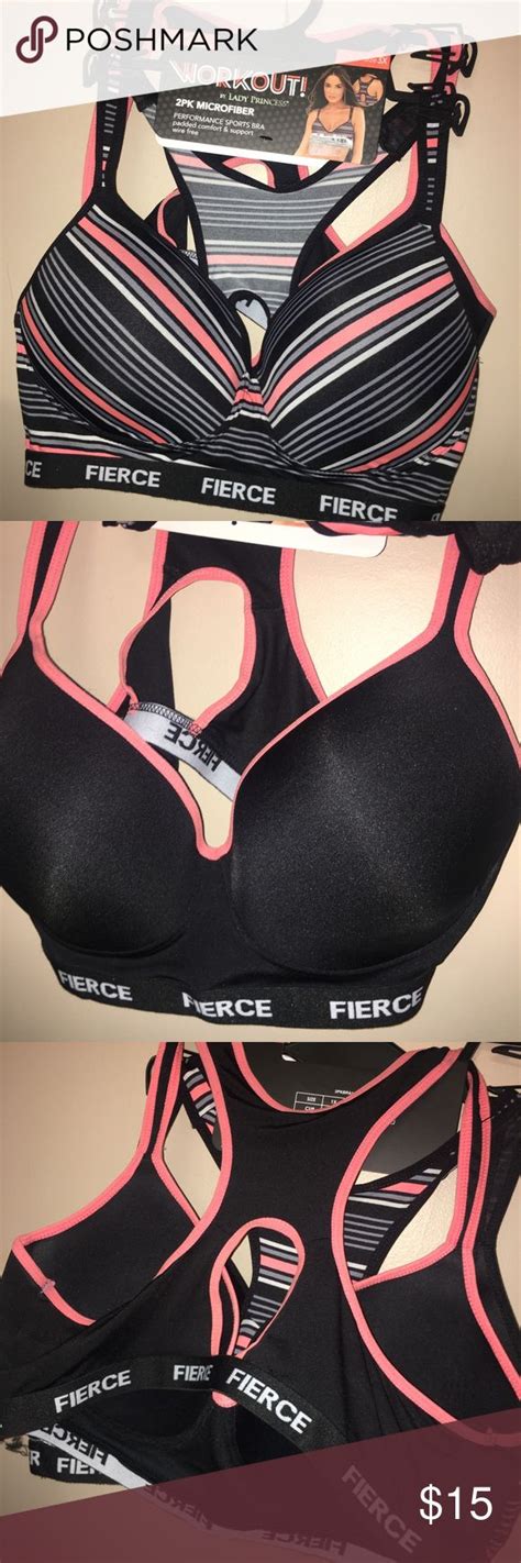 Nwtpair Of Lady Princess Sports Bras Plus Size 3x Brant Nwt Pair Of