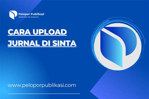 Upload Jurnal Sinta 3 Blog Pelopor Publikasi