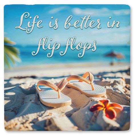 Life Is Better In Flip Flops Economy Coaster Tipsy Coasters And Ts