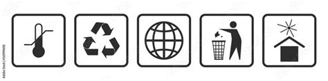 Fragile Goods Icons Warning Signs Fragile Mark Label Box Decals