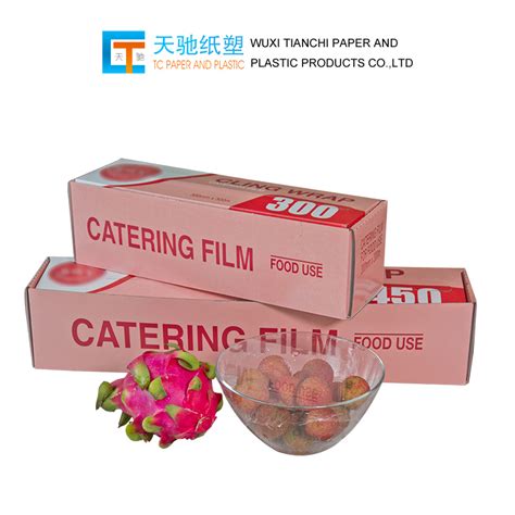 Keep Fresh Biodegradable PVC Raw Material Food Grade Kitchen Dispenser Food Wrap Film Protection