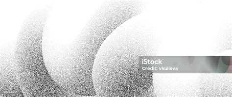 점묘 물결 모양의 모래 곡물 배경입니다 그런 지 곡선 그라디언트 웨이브입니다 껄끄러운 소음 도트 워크 벽지입니다 검은 점 얼룩 입자 또는 과립 질감 벡터 추상 유체 거친