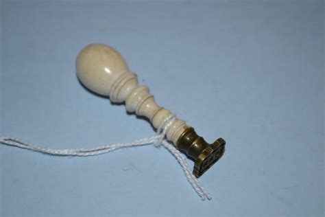 Bone Handled Antique Desk Seal Writing Seals Recreations And Pursuits